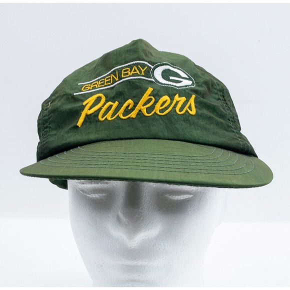 American Needle | Accessories | Vintage Green Bay Packers Hat American Needle Cursive Spell Out ...